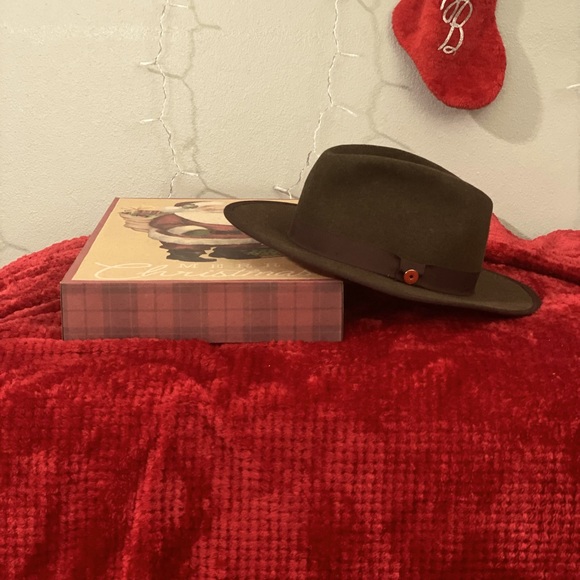 Accessories | Keith James Mens Queen Redbrim Wool Fedora Hat | Poshmark